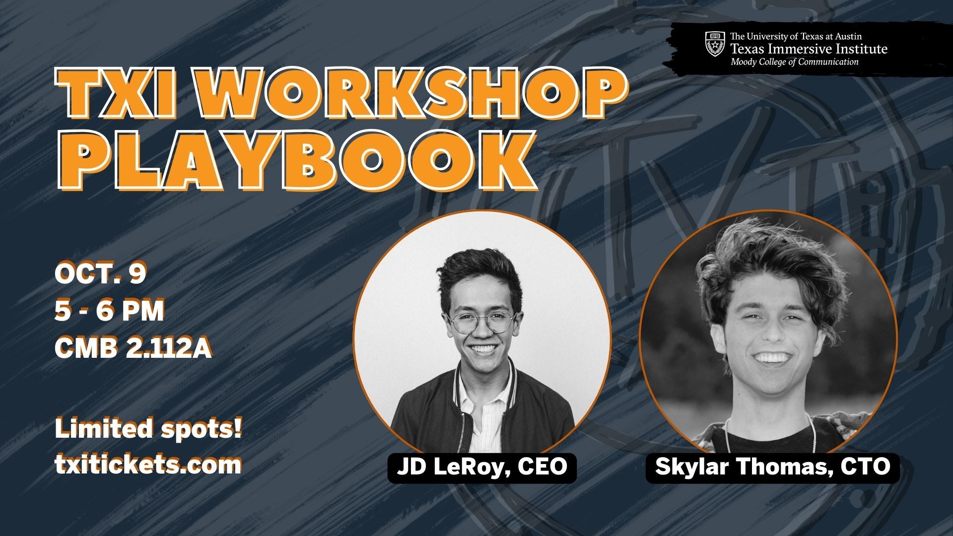 Texas Immersive Institute's Playbook Workshop | Moody Events Calendar